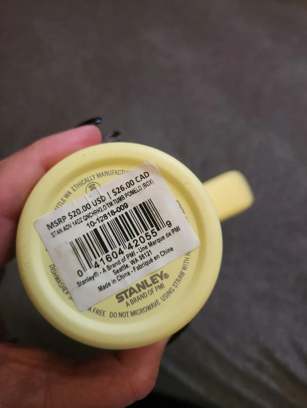 Stanley | Dining | Stanley Pale Yellow Insulated Travel Mug With Handle ...